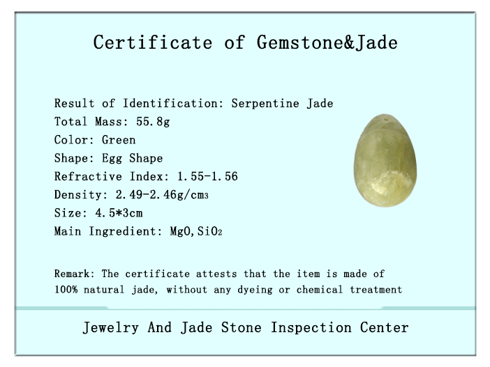 Pelvic Floor Jade Egg - Secret of the Goddess